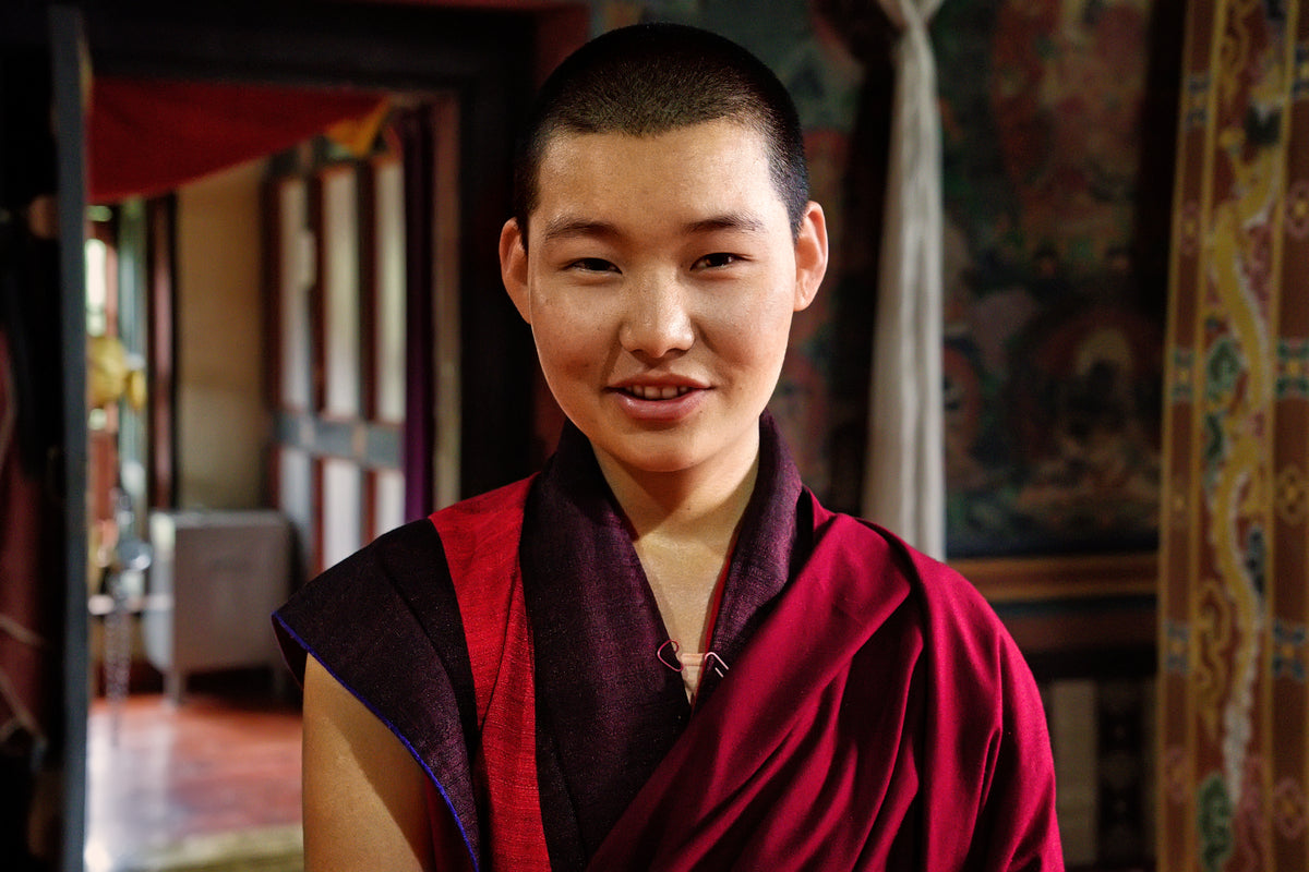 Ani Karma, Tenchen Choeling Gatshel Buddhist Nuns College, Paro, Bhuta ...